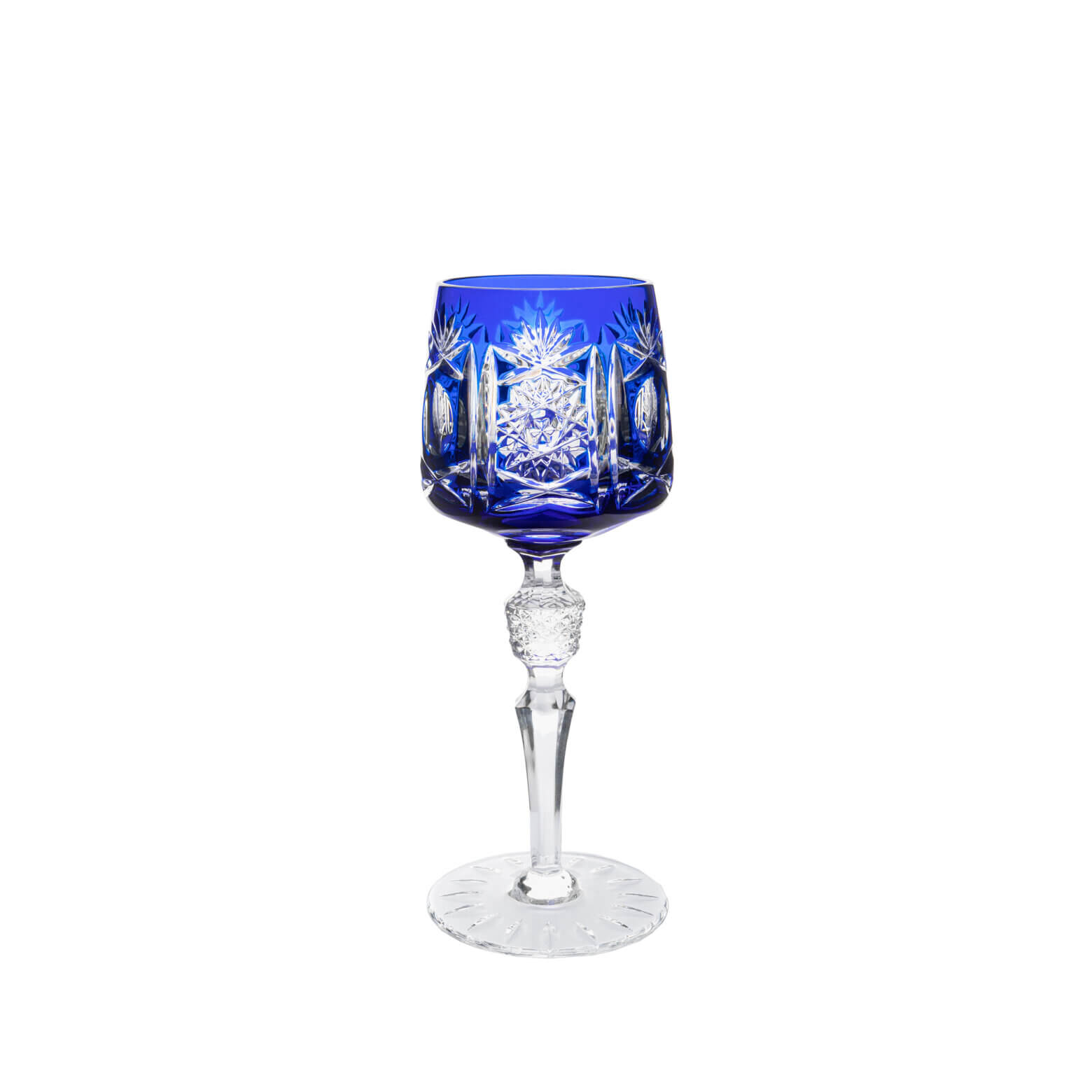 Crystal glasses «Oxford» (Blue) – Crystal Decanter
